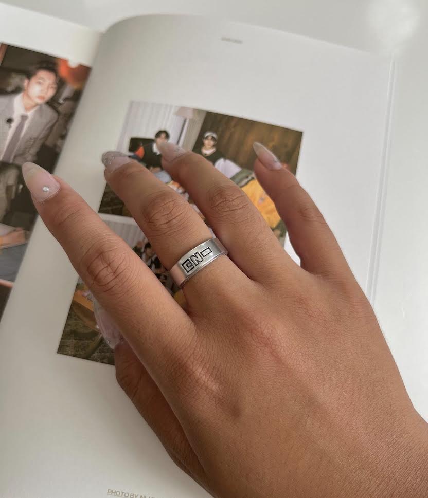 Enhypen Hand Stamped Ring – Jemsbychloe